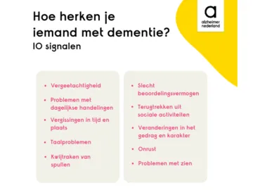 Dementie herkennen | Samendementievriendelijk